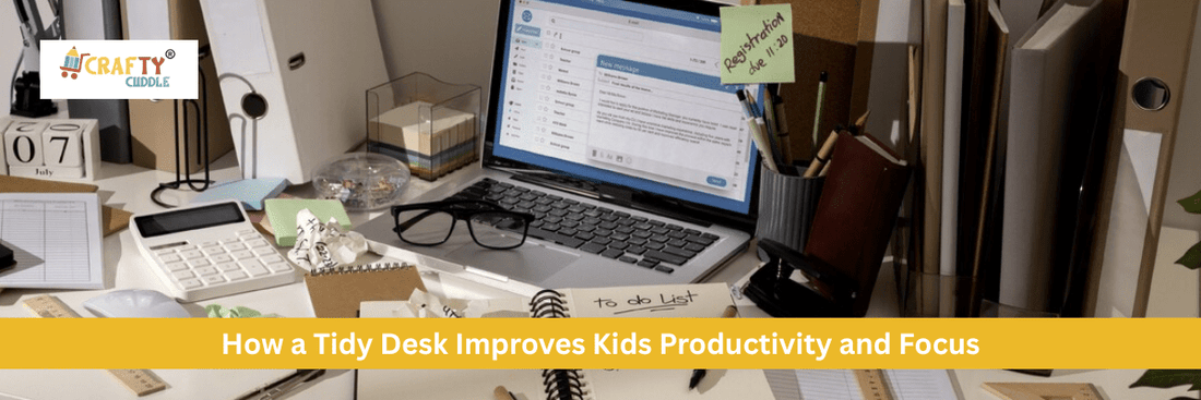 How a Tidy Desk Improves Kids Productivity and Focus – Crafty Cuddle