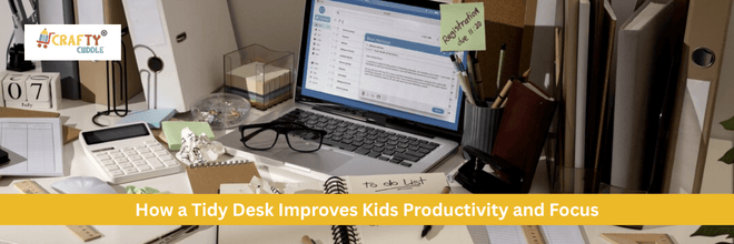 How a Tidy Desk Improves Kids Productivity and Focus – Crafty Cuddle
